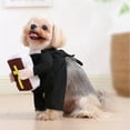Dog Cats Priest Outfit Halloween Stand Up Soft Pet Costume Makeup Funny ...