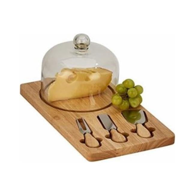 14.25 in. Cheese Dome with Board & 3 Utensils - Walmart.com