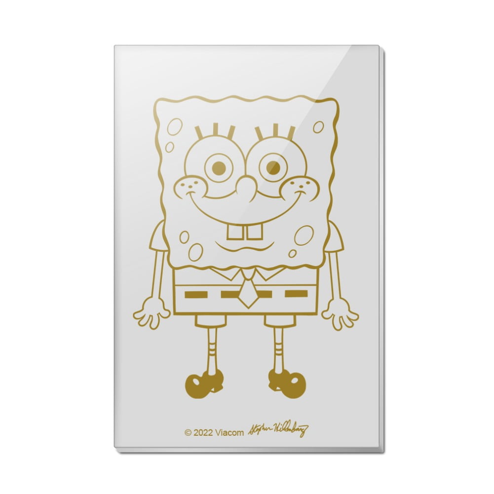 SpongeBob Full Front Rectangle Acrylic Fridge Refrigerator Magnet ...