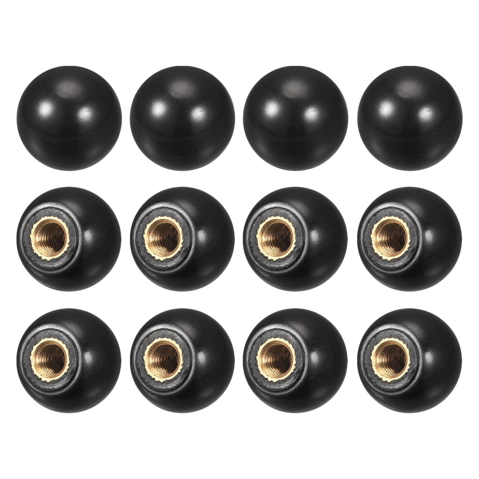 Uxcell Threaded Ball Knobs, M5 Female Thread Thermoset Round Ball ...