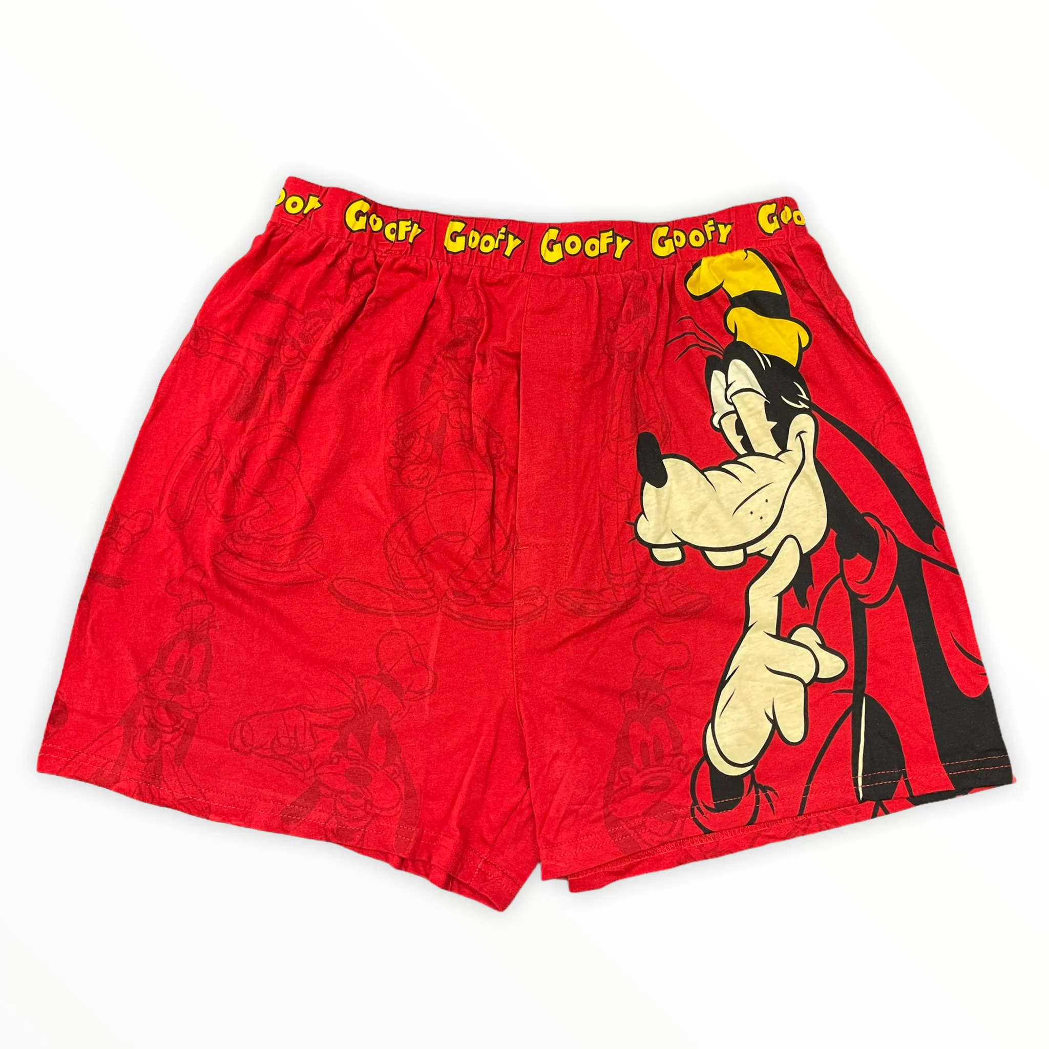 Disney Mens Red Goofy Boxer Shorts - Walmart.com