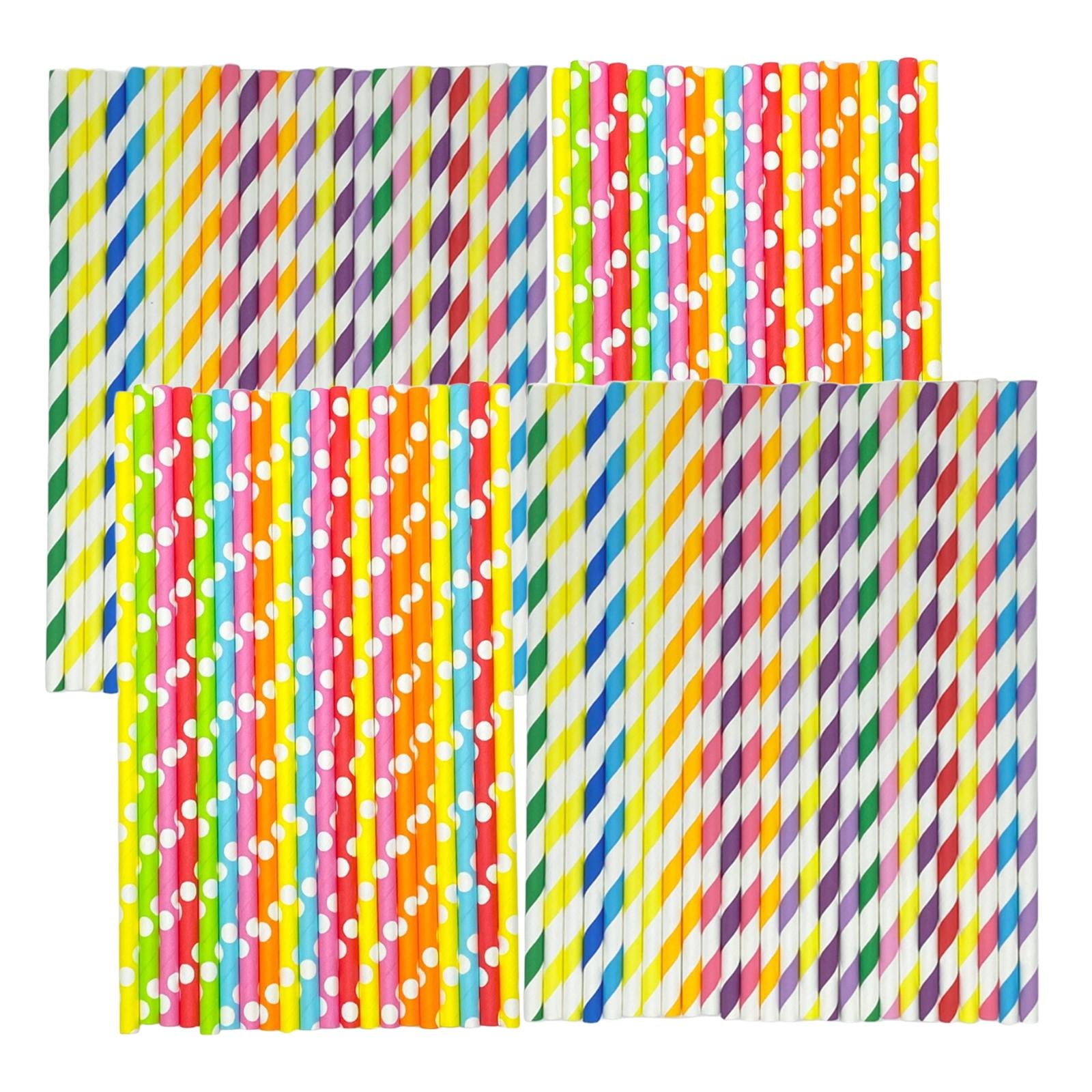 Click here for Klkcms 100 Pieces Paper Striped Straw Candy Cones... prices