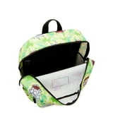 Rick & Morty Unisex Print 17" Laptop Backpack, Green - Walmart.com