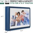 4x6 Small Photo Album Holds 29 Pictures,Horizontal Photo Slots ...