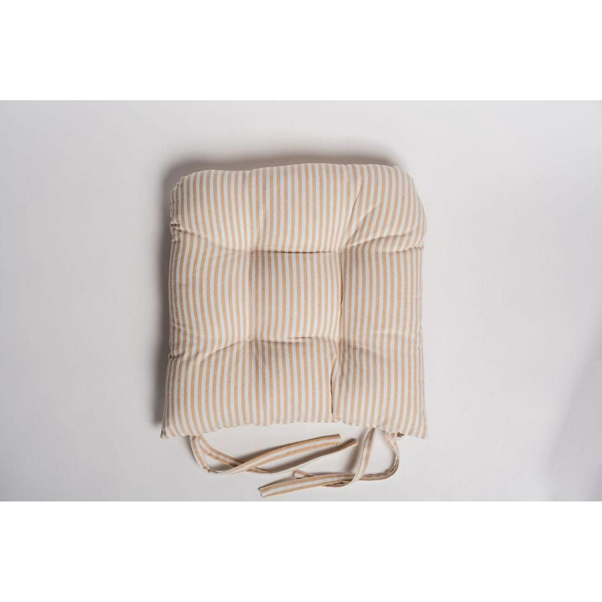 Click here for Fabstyles Bistro Stripe Set Of 4 Chair Pads 16 In... prices