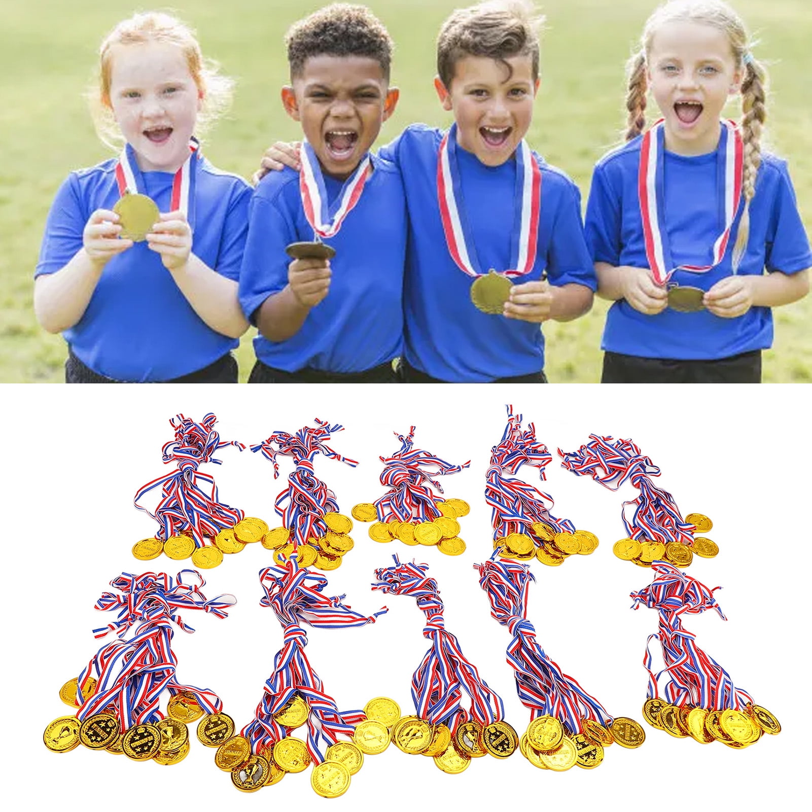 Click here for Loewten Kids Medal  100 Pcs Exquisite Award Medal... prices