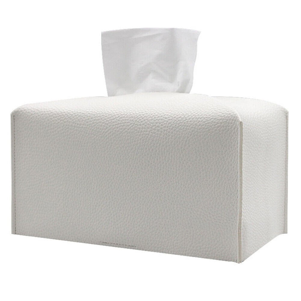 Marbhall Tissue Box Cover Holder, Square Modern Decoration Leather ...