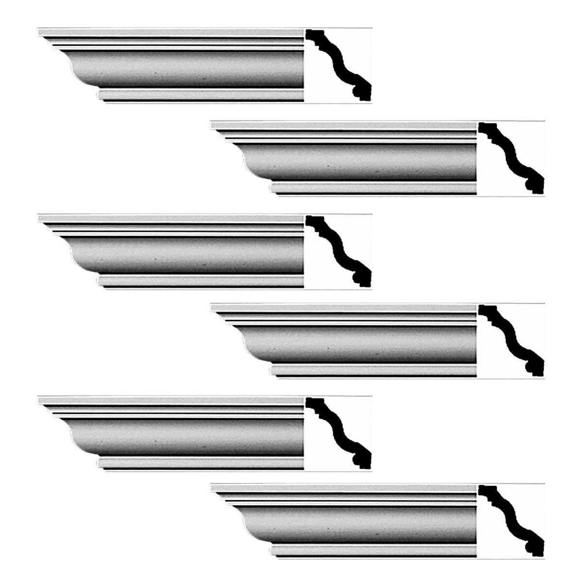 Renovator's Supply Cornice White Urethane Radford Simple Design 6 ...