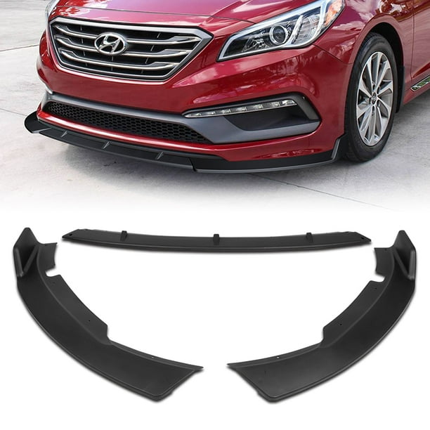 For 2015-2017 Hyundai Sonata Matt Black Front Bumper Body Kit Spoiler ...