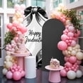6.6FT Arch Backdrop Covers, Happy Graduation Wedding Arch Cover ...