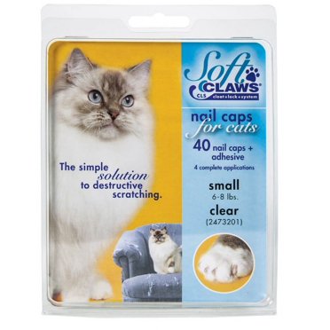 Soft Claws Nail Caps for Cats Clear - Large - Walmart.com