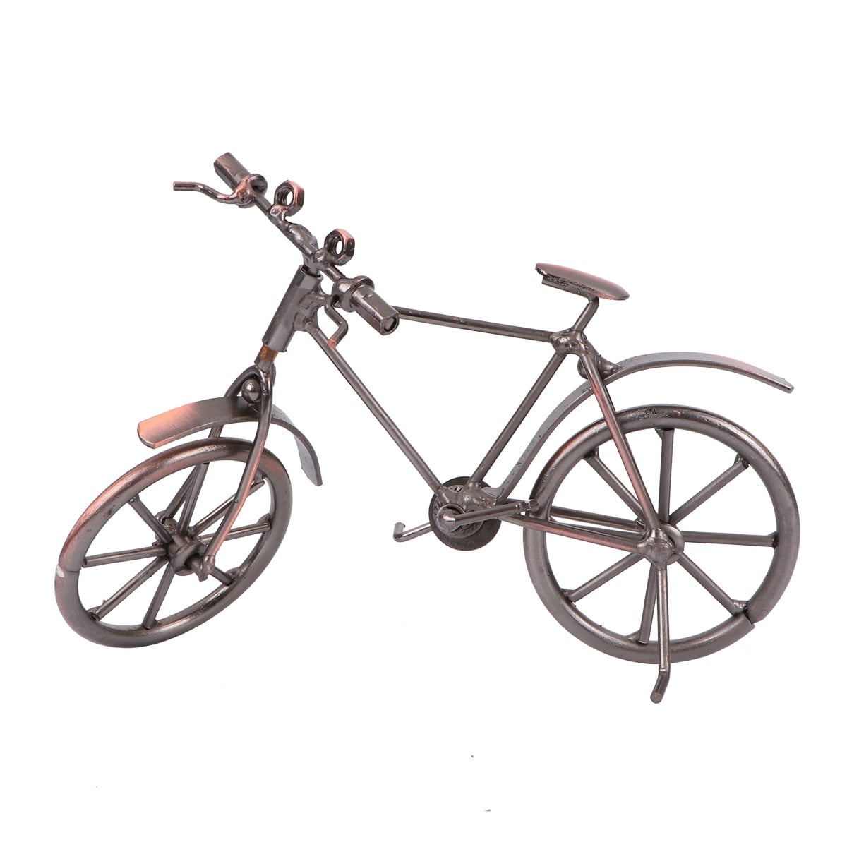 Metal Bike Decor Model Figurine Vintage Iron Figure Statue Decorations ...