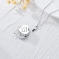 Angel Wing with Heart Urn Necklace for Ashes Sterling Silver Engraved ...