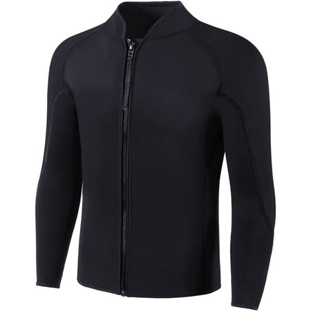 Wetsuit Top Men,2mm Mens Wetsuit Top 3mm Long Sleeve Wetsuit Jacket Men ...