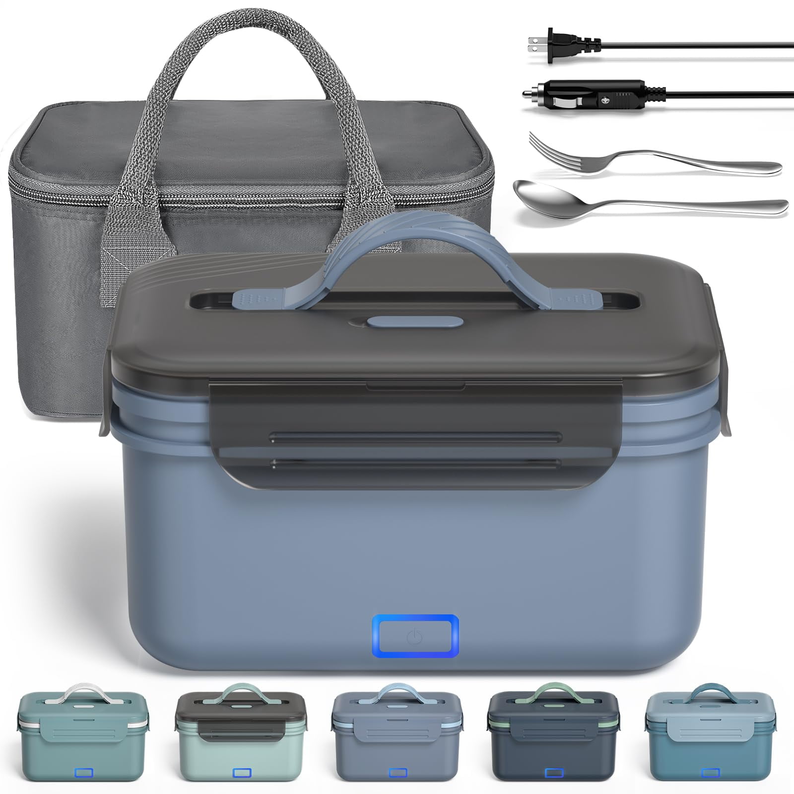 Calentador eléctrico de comida Monteka 100W 1.8L 12V/24V/110V/220V ...