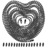 Vannise Stainless Steel Pull Chain, Rustproof, Black, 120 Inch, 3.2mm ...