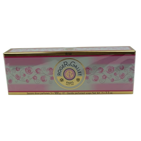 Roger & Gallet Rose Savons Coffret 3 x 3.5 oz 100 g Perfumed Soaps ...