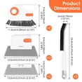 8Pcs Door Window Track Cleaner Tool Set Ergonomic Window Sill Cleaning ...