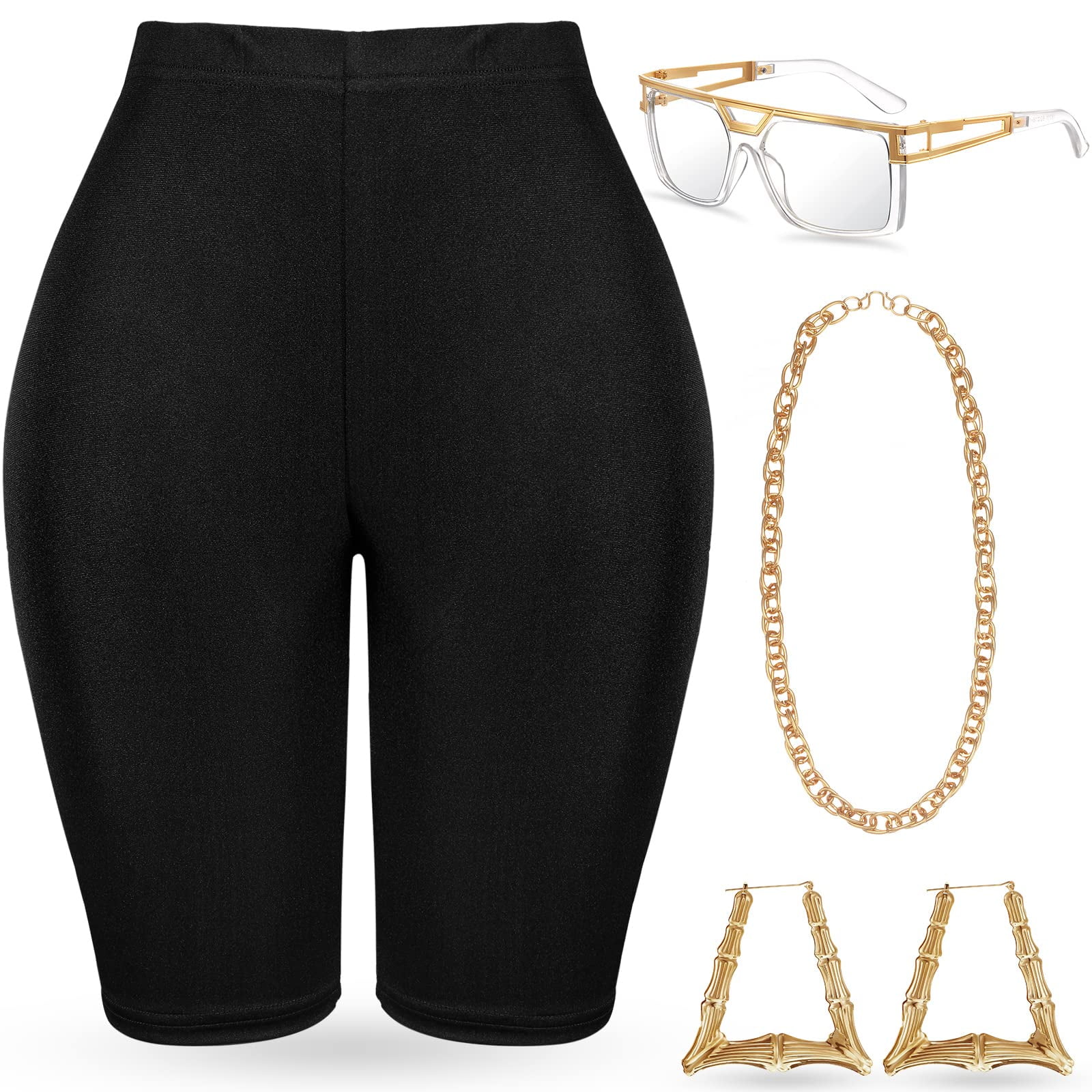 Disfraz Geyoga de los 80s y 90s para Mujer - Atuendo de Hip Hop Rapera ...