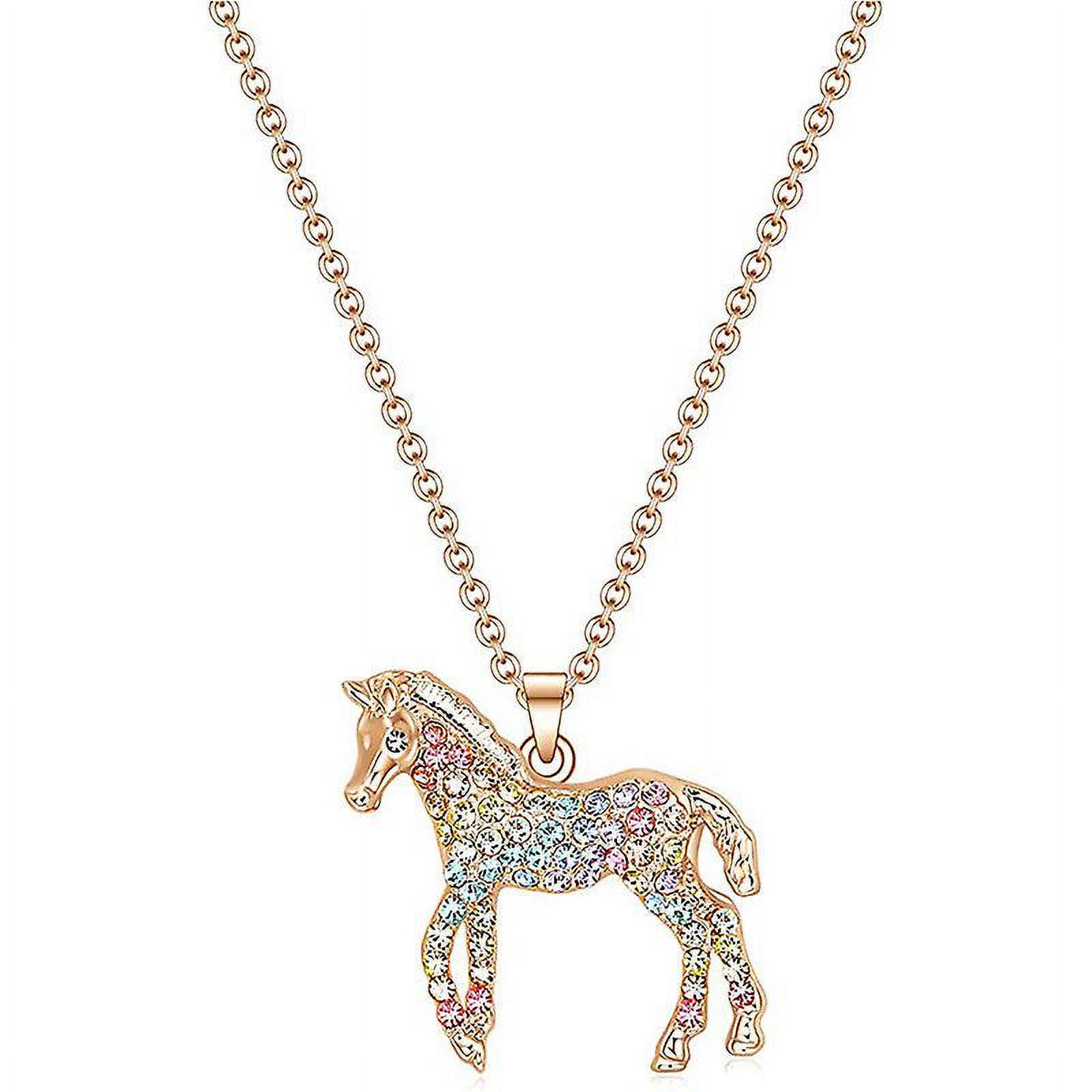 Click here for Chouchen Girls Rainbow Unicorn Necklace prices