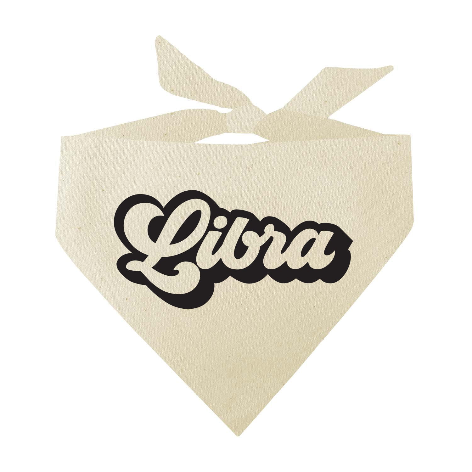 Libra Zodiac Retro Style Horoscope Triangle Dog Bandana - Walmart.com