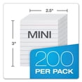 Ruled Mini Index Cards, 3 X 2.5, White, 200/pack | Bundle of 10 Packs ...