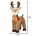 4 foot tall Airblown Inflatables Holiday Time Christmas Reindeer ...
