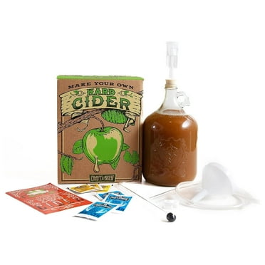 Craft A Brew Set: Home Hard Cider Making & Beer Brewing Kit, 1 Gallon ...