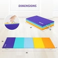 Matladin 8 FT/6FT Folding Gymnastics Gym Exercise Aerobics Mat, PU ...