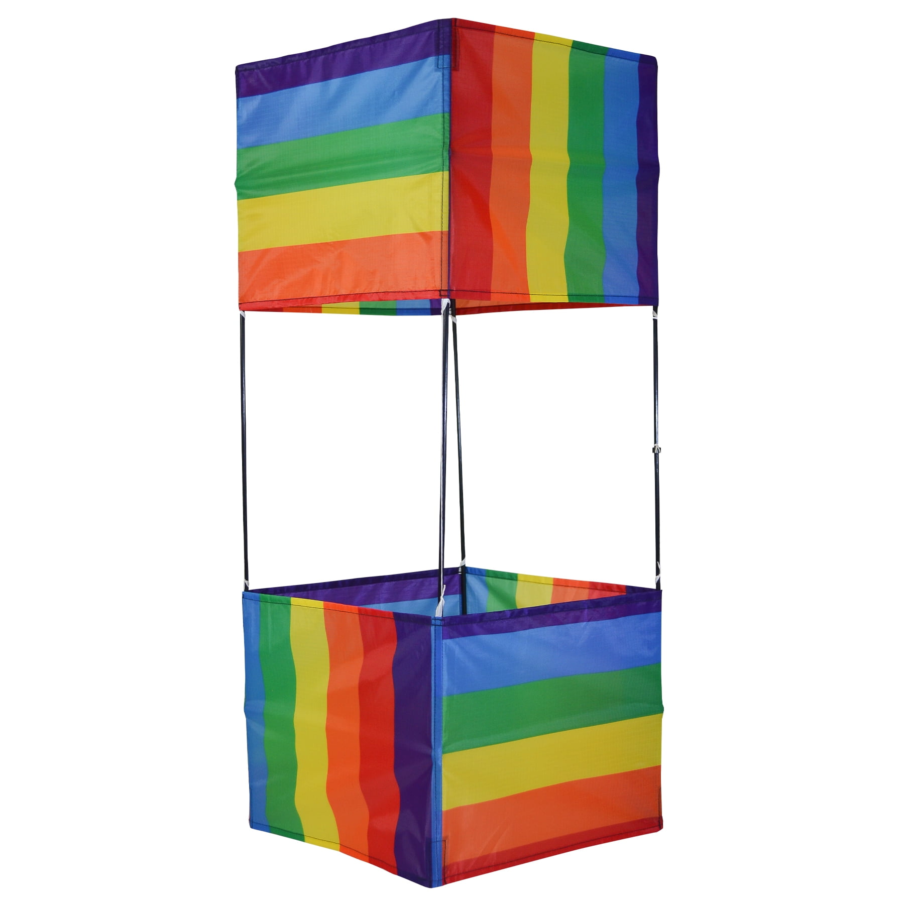 In the Breeze 3254 — Rainbow Stripe Box Kite - Fun Cellular Easy-Flying ...