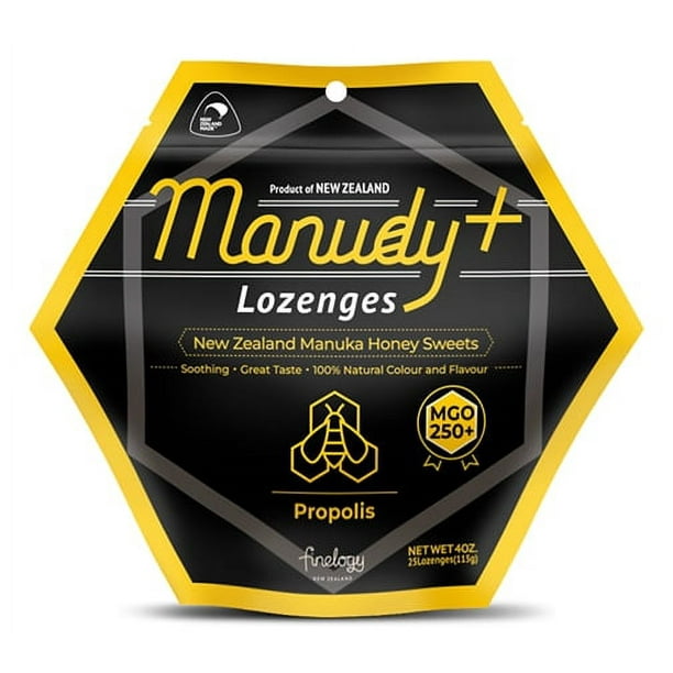 Manudy+ Manuka Propolis Lozenges, 25 Count - Walmart.ca