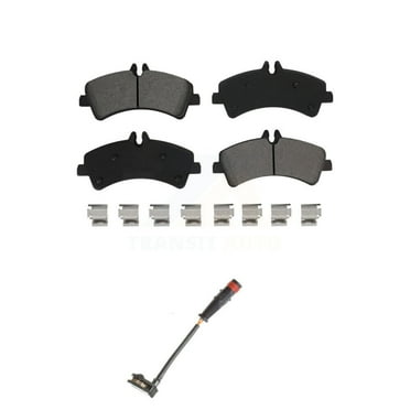 SIM Rear Semi-Metallic Disc Brake Pads and Wear Sensors Kit for Car ...