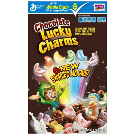 Chocolate Lucky Charms® Cereal 21.2 oz. Box - Walmart.com