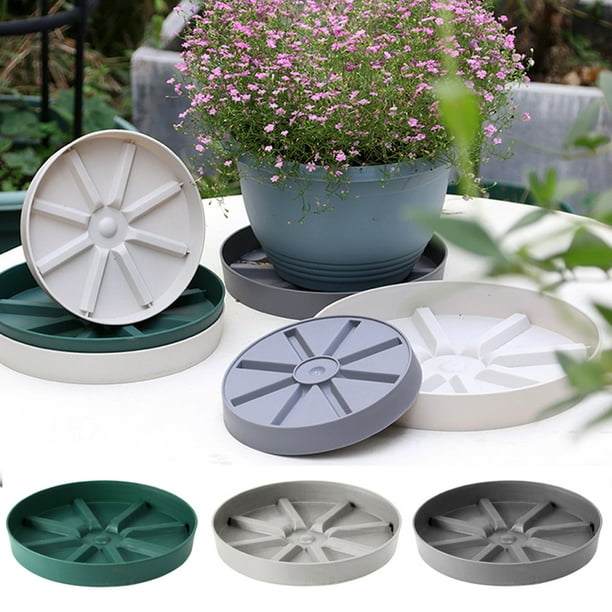 SPRING PARK Plant Saucers for Potted Plants for Floor Protection ...