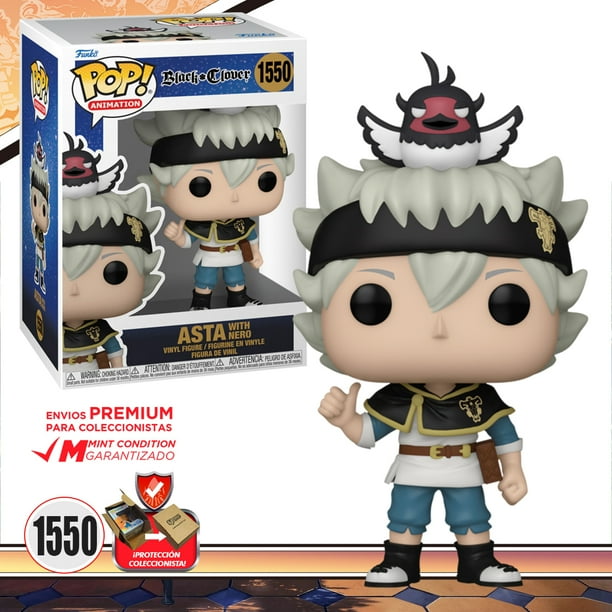 Funko Pop Asta Con Nero #1550 Black Clover Anime Original | Bodega ...