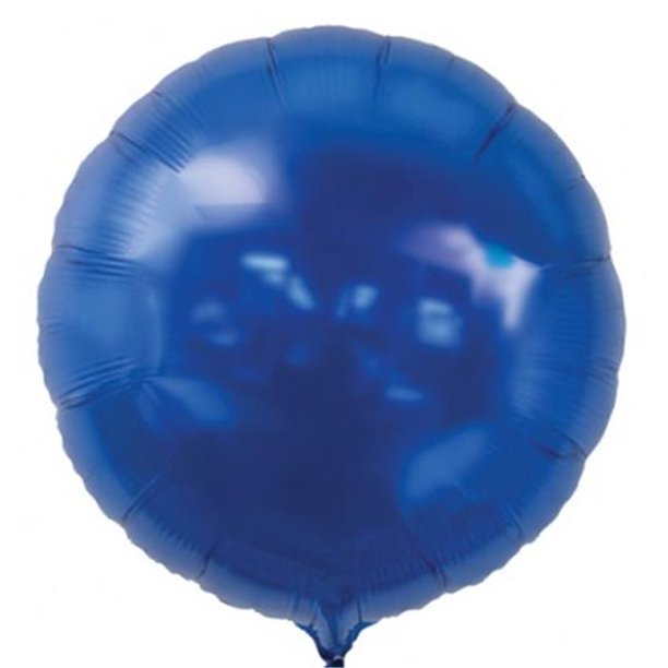 Balloons and Weights 2473 18 Inch Round Foil Mylar Balloons Blue 50 pc ...
