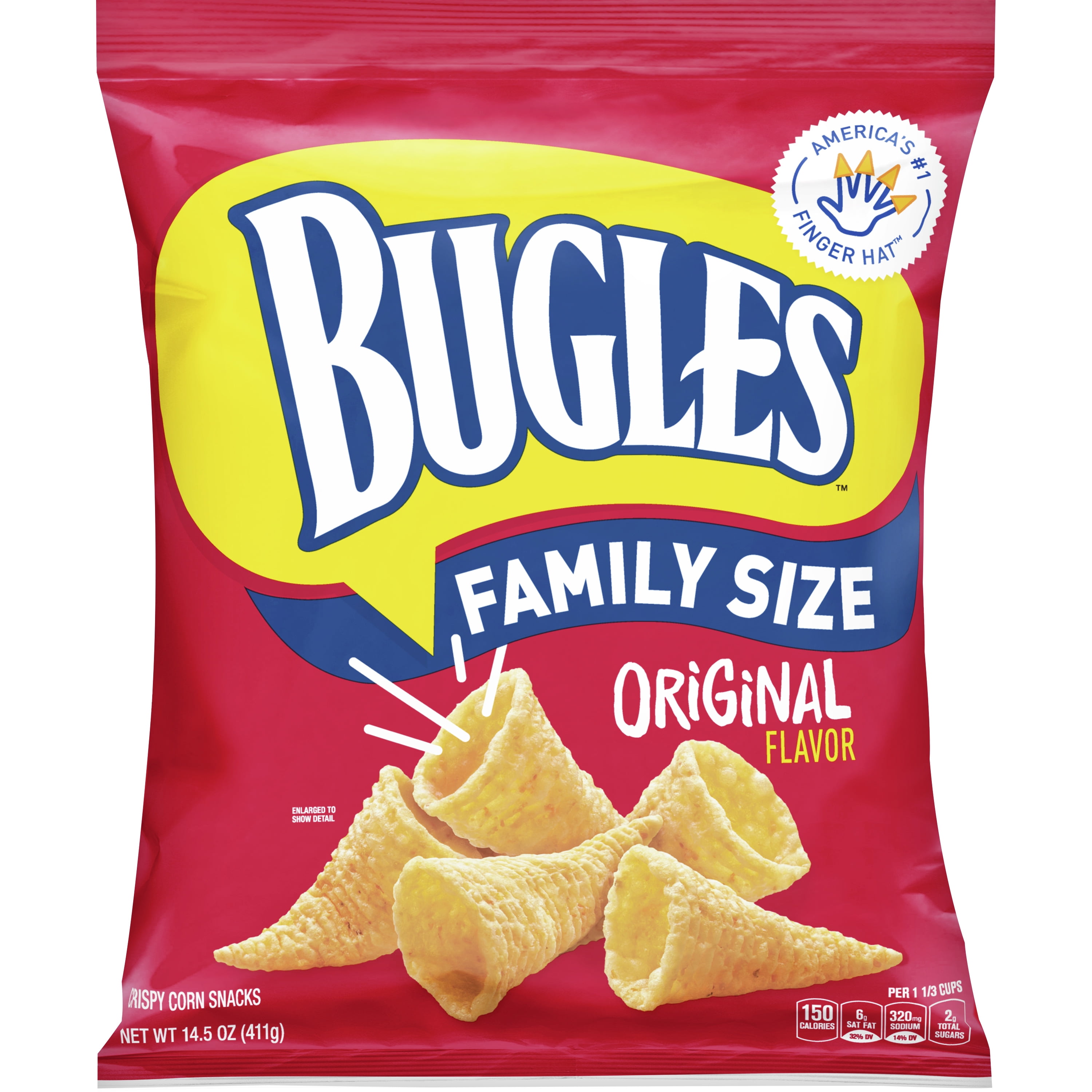 Bugles Original Flavor Crispy Corn Snacks, 14.5 oz - Walmart.com ... Bugles Original Flavor Crispy Corn Snacks, 14.5 oz - Walmart.com ...