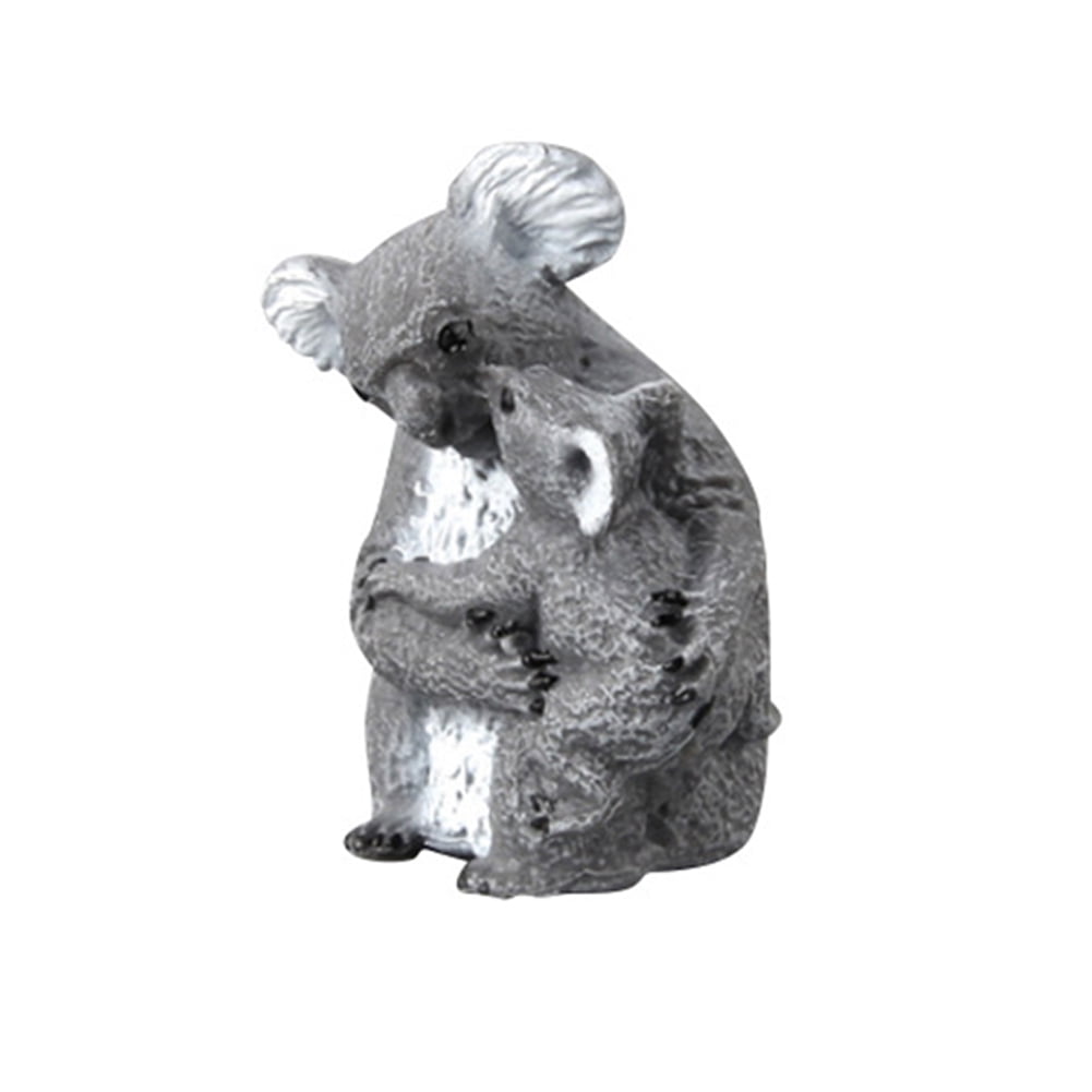 Skindy Simulation Mini Koala Animal Solid Model - Desk Ornament ...