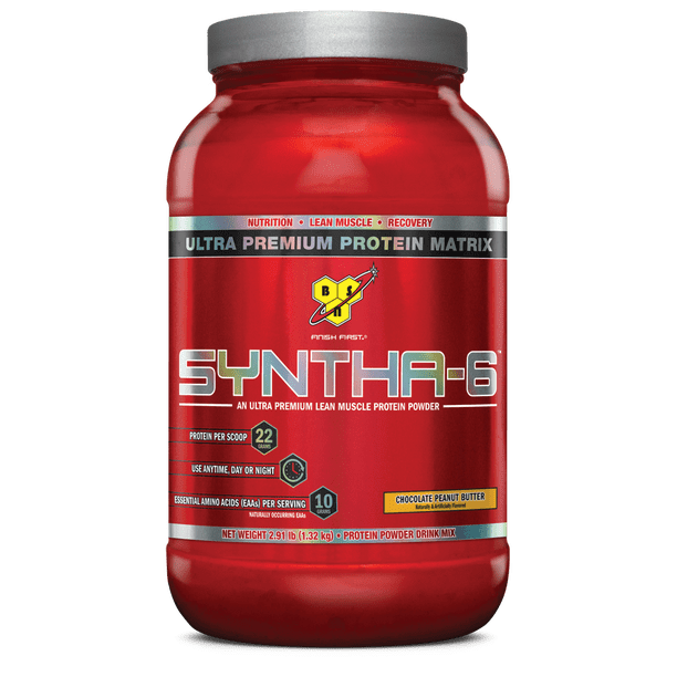 BSN Syntha 6, Chocolate Peanut Butter, 2.91 Lb - Walmart.com