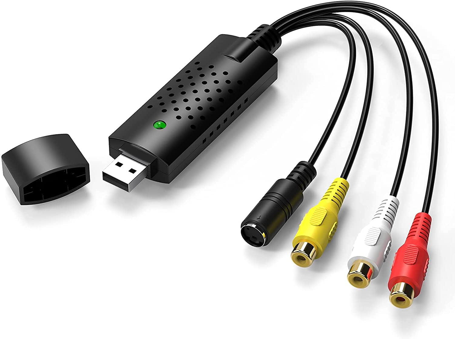 Convertidor de audio y video USB 2.0 para digitalizar y editar video ...