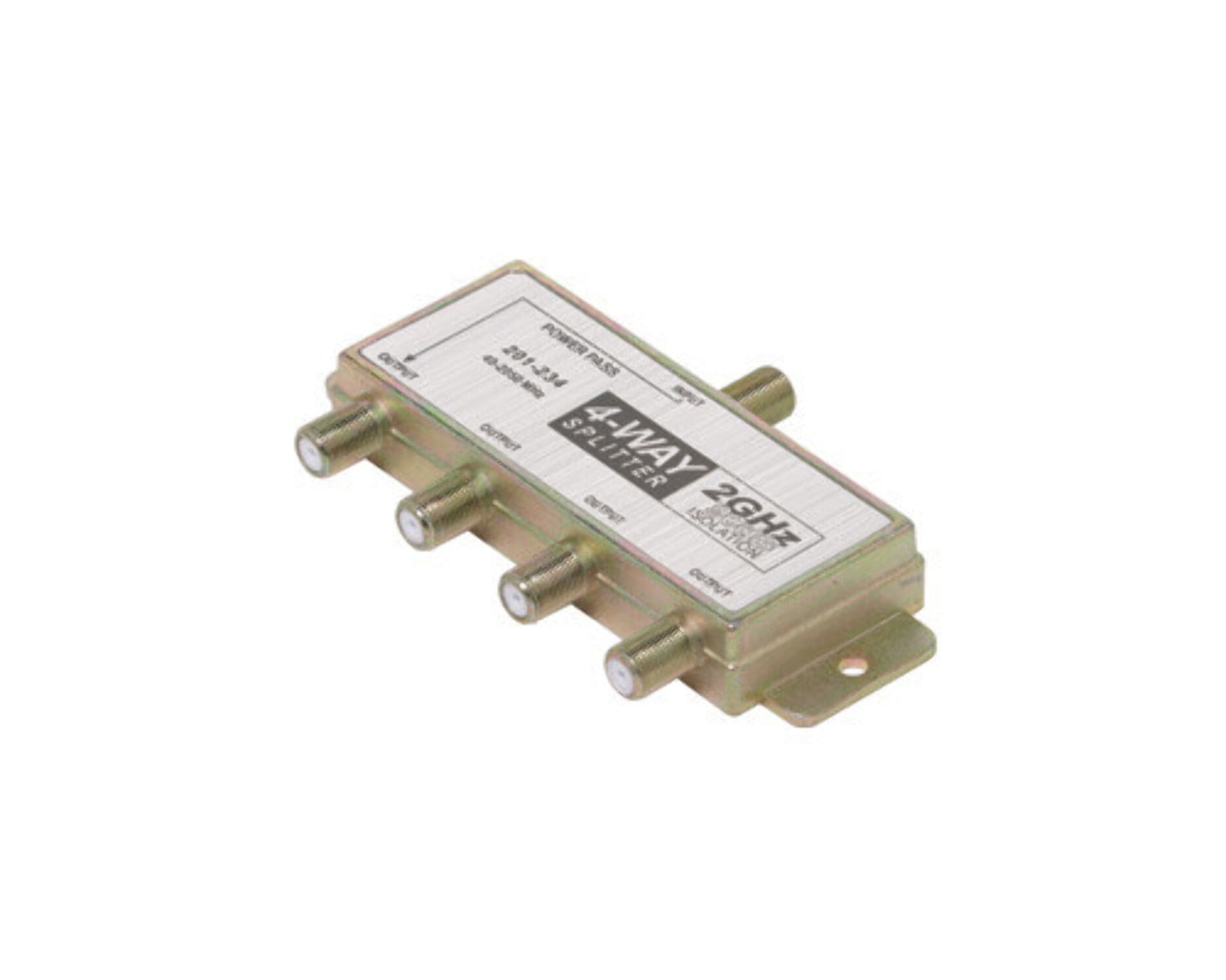 4-Way 2.4GHz 90dB 1 Port Power Pass Splitter - Walmart.com