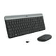 Logitech Slim Wireless Keyboard and Mouse Combo - Low Profile Compact ...