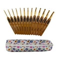 13Pcs 2.5mm-10mm Ergonomic Crochet Hook Set Crochet Needle for Beginner ...