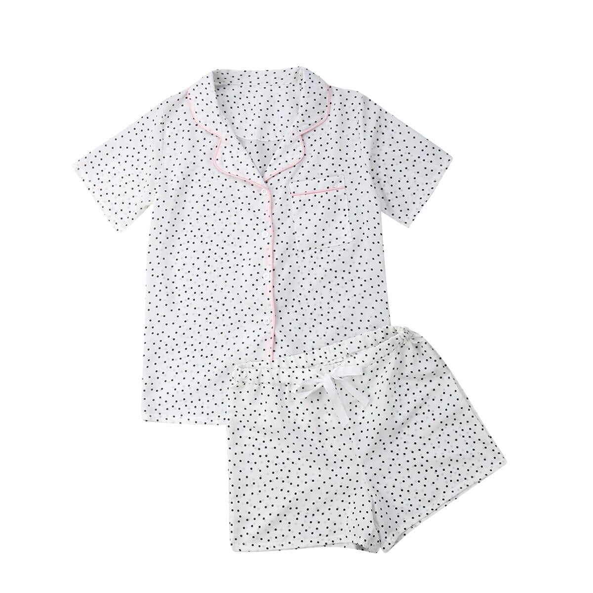 Click here for Gupgi Summer Women Pajamas Set Short Sleeves Sleep... prices