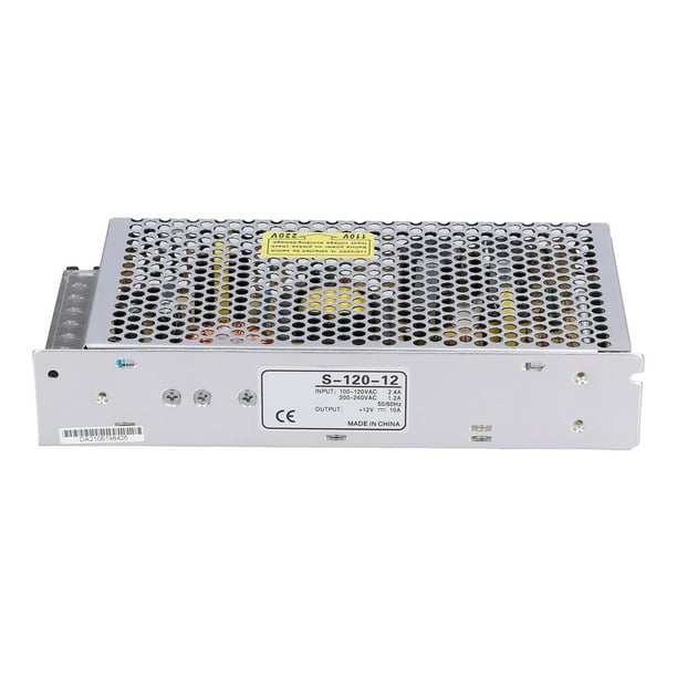 DC Power Supply, 120W Protection 12v/24v 12v Power Supply For Indoor ...