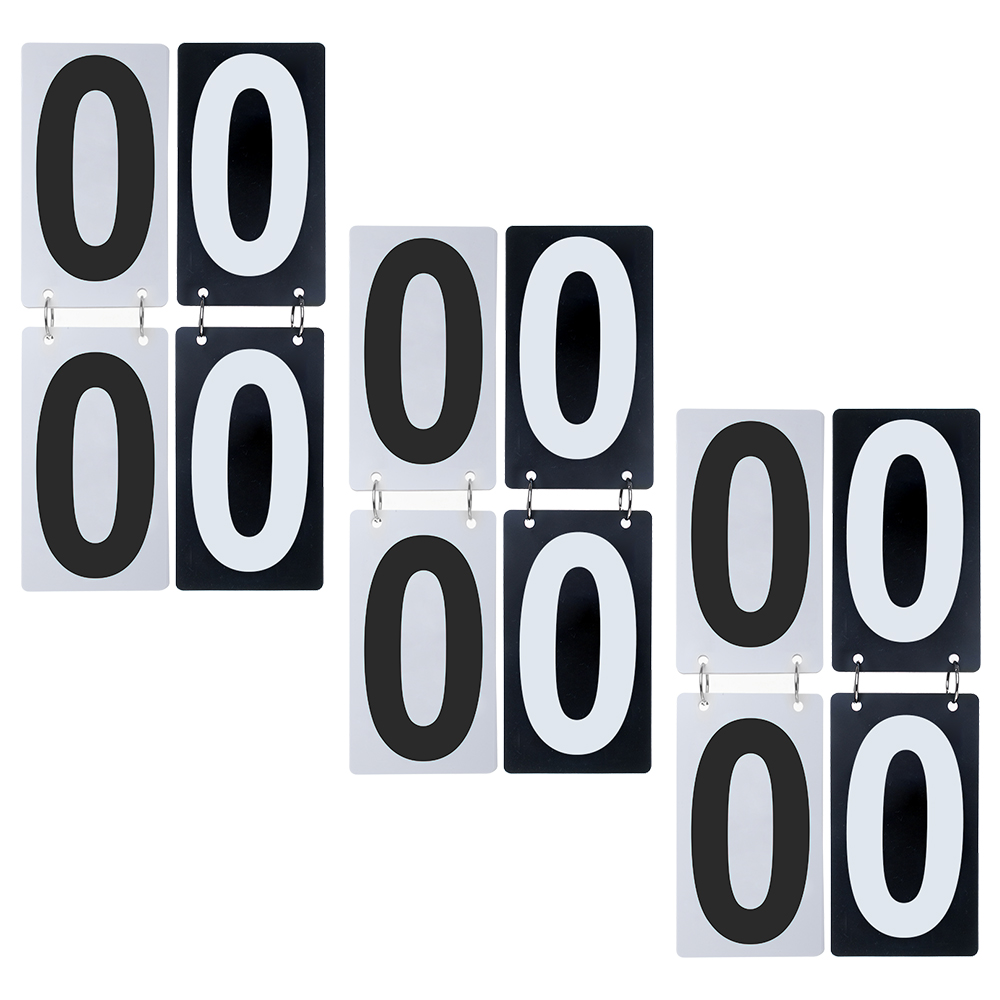 GOGO 6 Sets Baseball Scoreboard Numbers, 4 x 7 Inch Plastic White ...