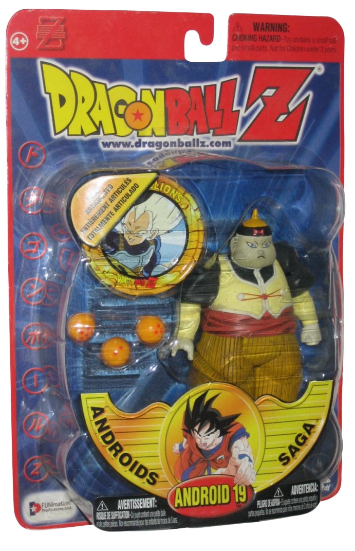 Dragon Ball Z Androids Saga Irwin Toys Android 19 Action Figure ...