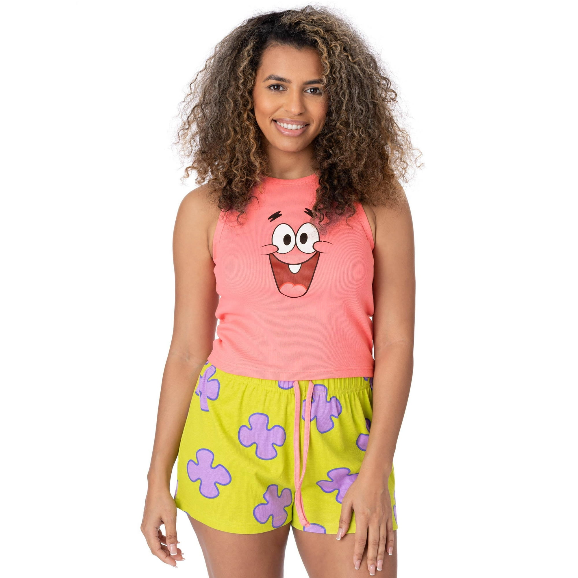 Click here for Spongebob Squarepants Womens Pink Vest And Shorts... prices