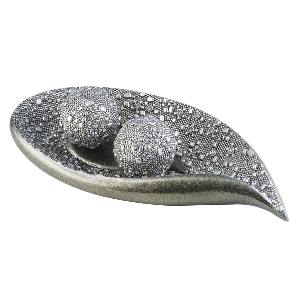 SILVER TWILIGHT DECORATIVE BOWL WITH SPHERES - Walmart.com - Walmart.com