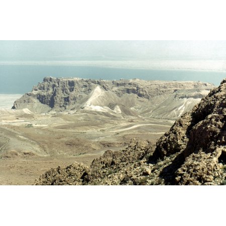 Holy Land: Masada. /Nmasada And The Dead Sea From The West. Poster ...